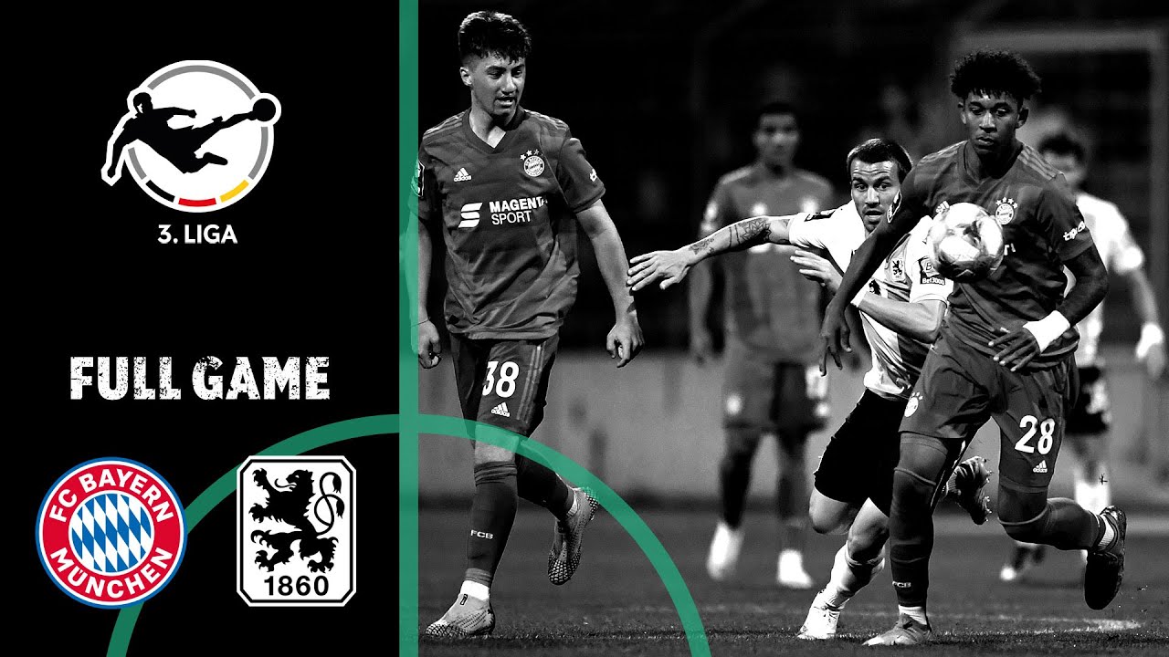 FC Bayern Munich II vs. 1860 Munich 2-1 | Full Game | 3rd Division 2019 ...