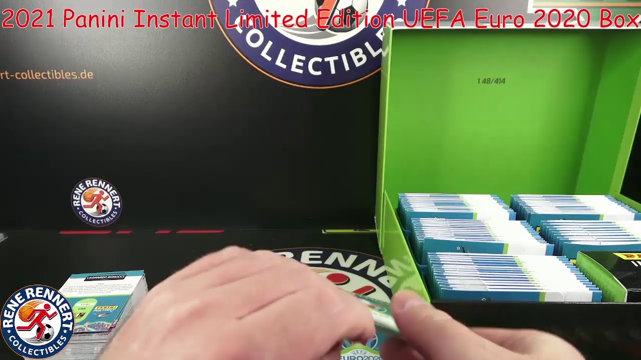 SOCCER - 2021 Panini Instant Limited Edition UEFA Euro 2020 Box - EUCUP