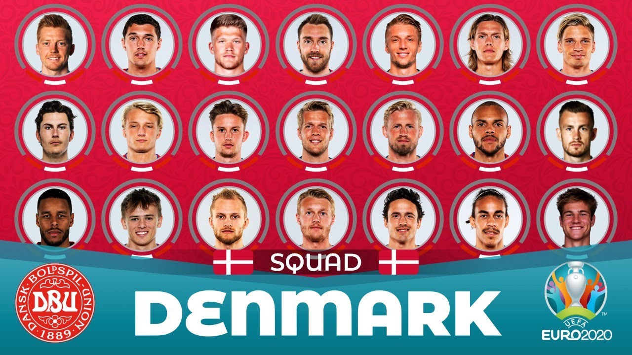 DENMARK SQUAD 2021 for UEFA EURO 2020 (2021) ft. CHRISTIAN ERIKSEN ...